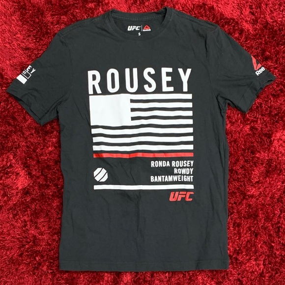 Reebok | Shirts | Reebok Ronda Rousey Ufc Fighter Shirt Small Rowdy ...